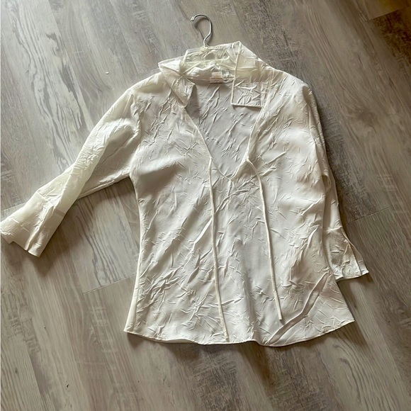 Tops | Retro Wrinkled Blouse | Poshmark